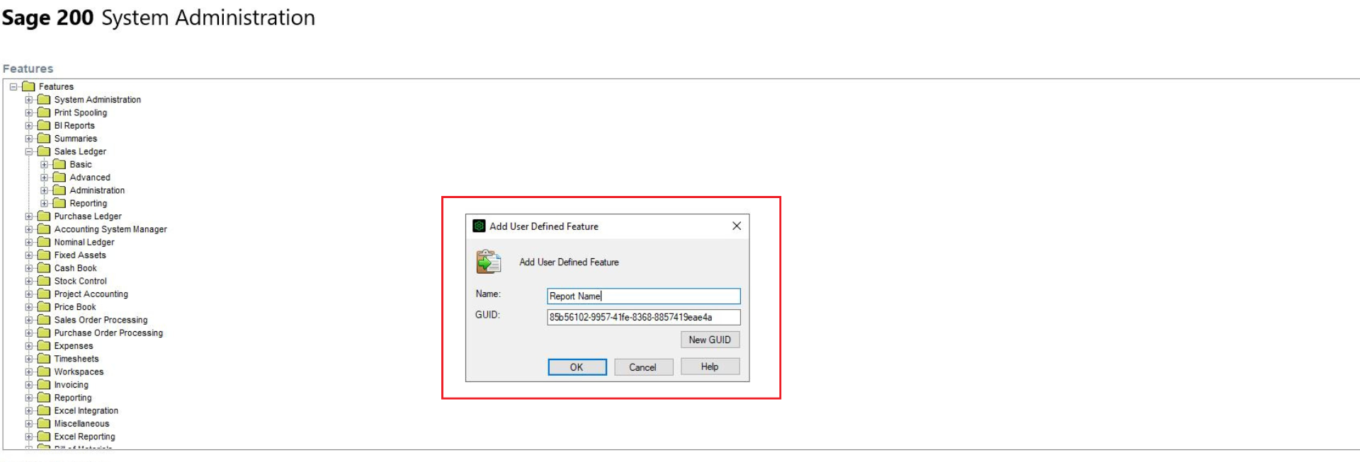 Adding a new report to the Sage 200 menu | Datel